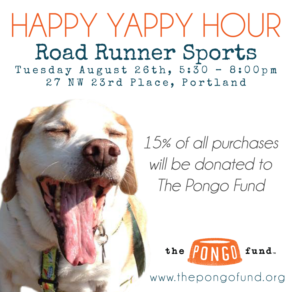 Happy Yappy Hour Benefit for The Pongo Fund–August 26th | The Pongo Fund